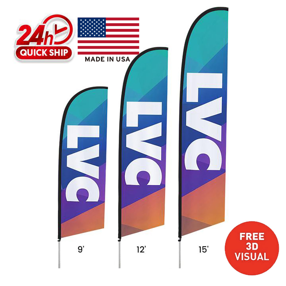 Premium Angled Flags – USPROMOTIONSTORE